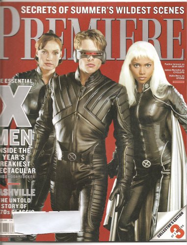 Premiere Magazine July 2000 X-Men cover-Famke Janssen, James Marsden ...