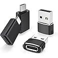 Elebase para iPhone 17 Pro Adaptador USB C a USB&Tipo-C Macho a USB A 3.0 Hembra con OTG 4-Pack ...