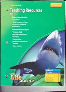 Prentice Hall Teaching Resources (Focus on California Life Science ...