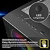 GAMDIAS Apollo E2 Elite Gaming Case Mid Tower ATX 2 x 200mm ARGB Fan ...