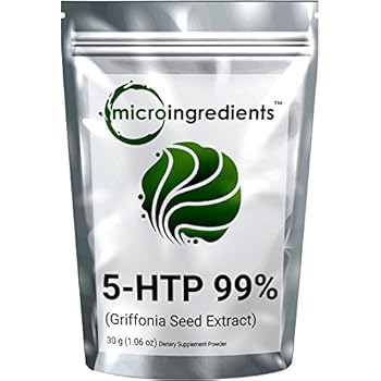 Amazon.com: BulkSupplements Pure 5-HTP (Griffonia Seed Extract) Powder ...