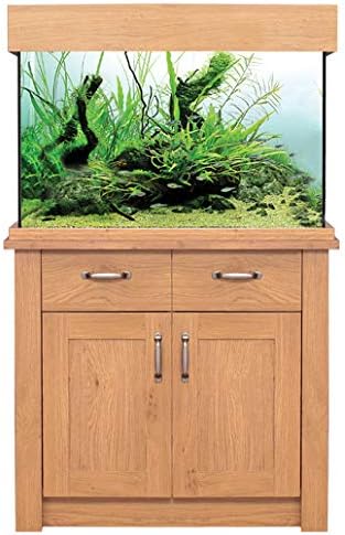 Oak Aquarium Fish Tanks Oak Style & Oak Shades (81cm / 145L, Oak Style ...