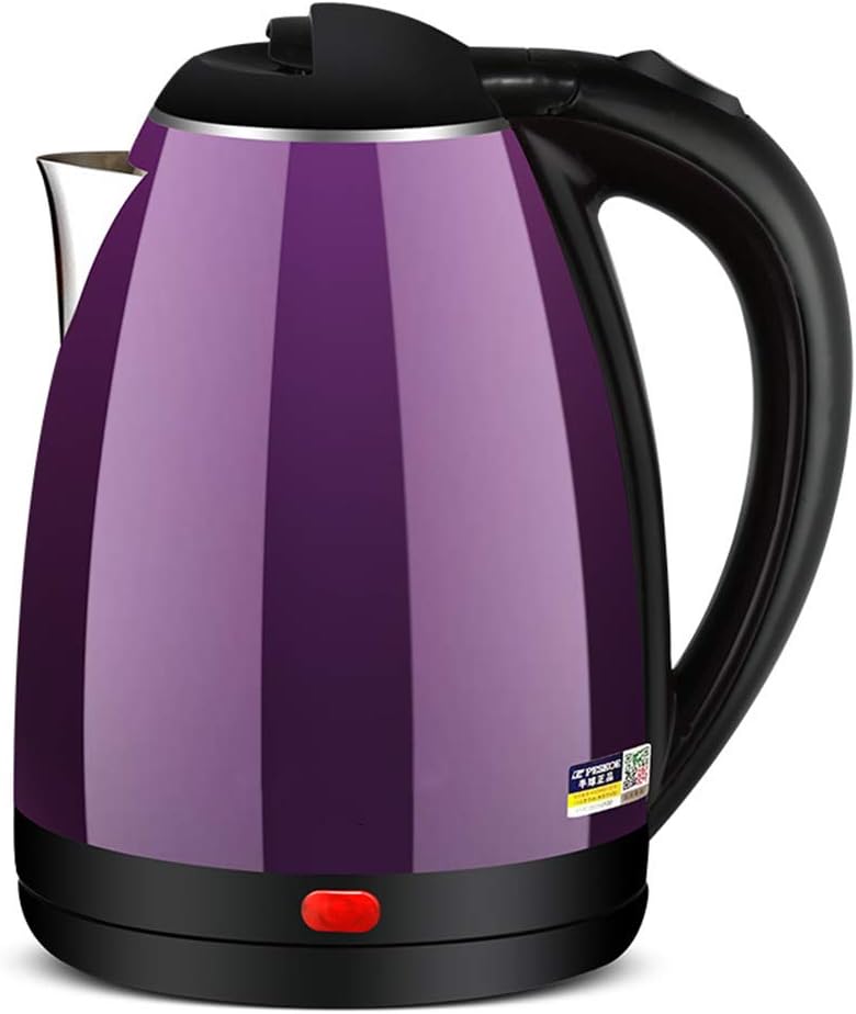 Stainless Steel Electric Kettle 2L, 1500W Rapid Boil Element, Double ...