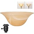 Glass Lamp Shade Replacement for Torchiere Floor Lamps，Lamp Shade for ...