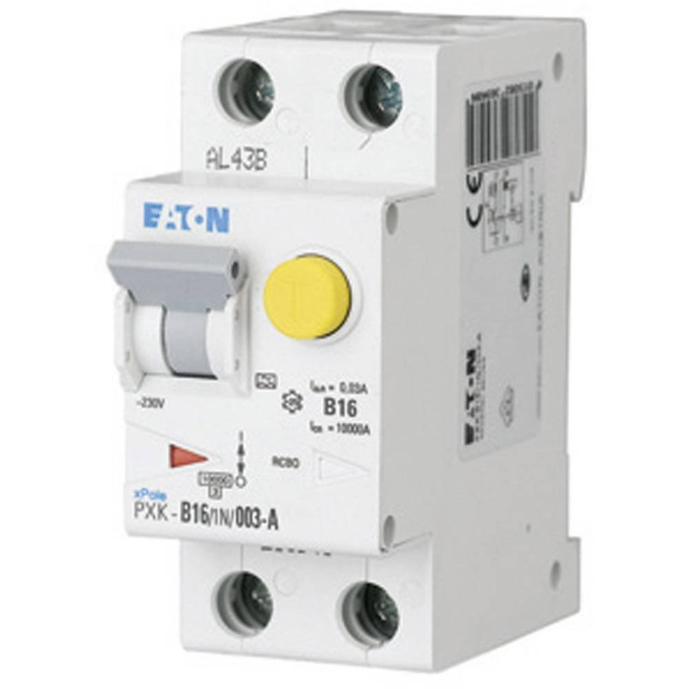 Eaton PXK-C16A/1N/0.03A Fi/LS Combination Switch, C-Type 10kA 1 Plus ...