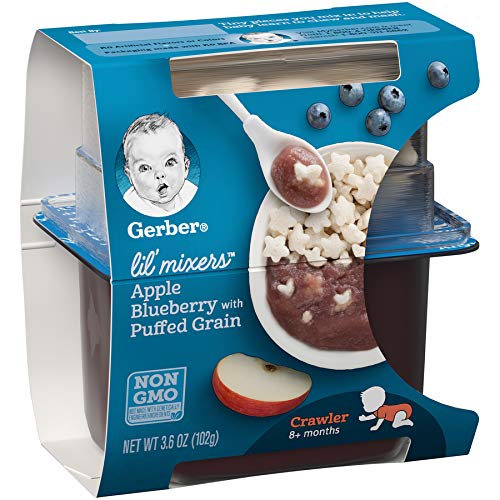 Gerber Purees Crawler Lil' Mixers Ancient Grain Crisps with Apple ...