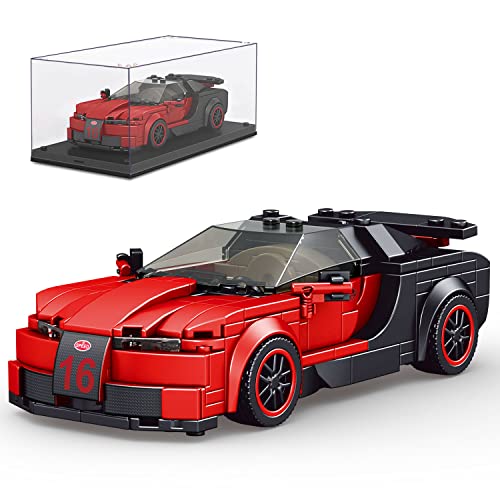 Mould King Bugatti Veyron Toy Car Building Sets with Acrylic Display ...