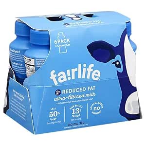 Fairlife Ultra-Filtered Lactose Free Milk, 8 Fl oz (Pack Of 6): Amazon ...