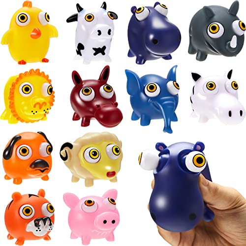 Squishy Animals Stress Relief Toys Popping Out Eyes Squishy Raised Eyes ...