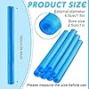 Treela 8 Pieces Clamp Foam Tube 40 Inch Length 1 Inch Id1.8 Inch OD Pre ...
