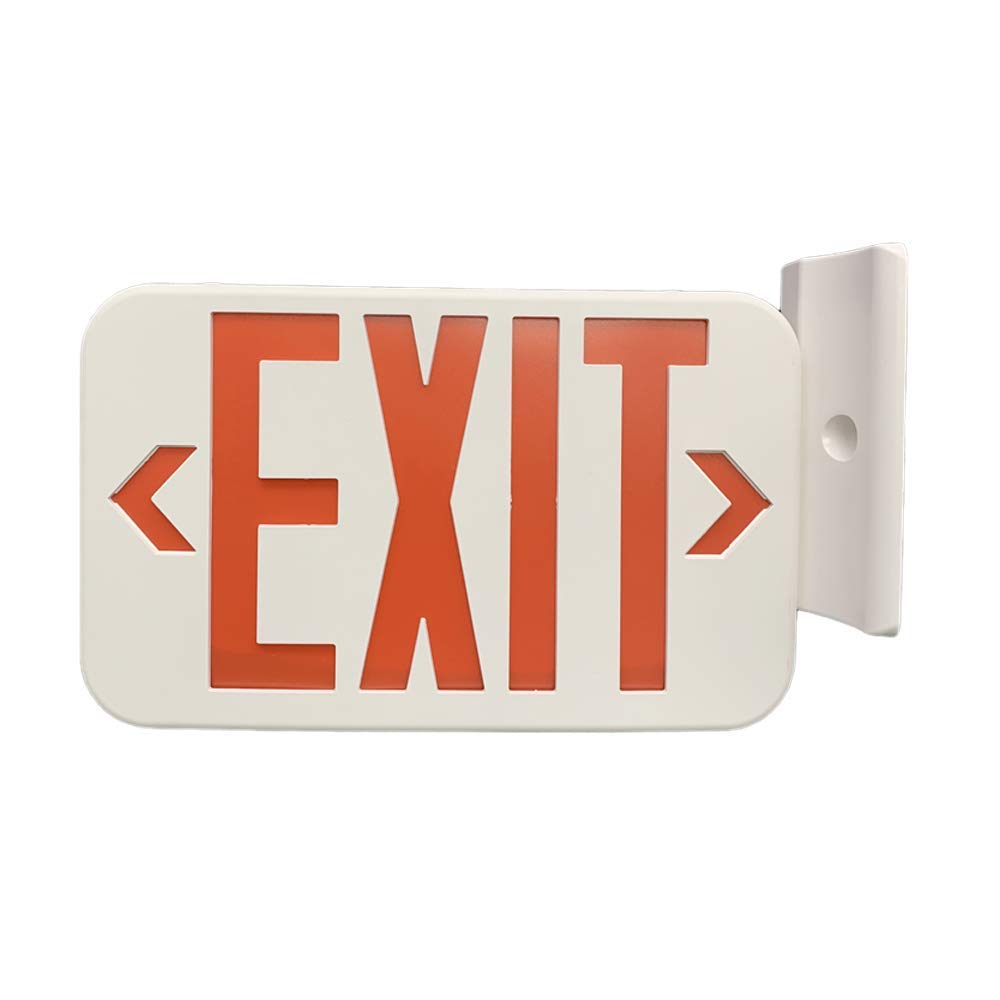 Mua Amazon Basics LED Emergency Exit Sign, UL Certified, 2-Pack, Double ...