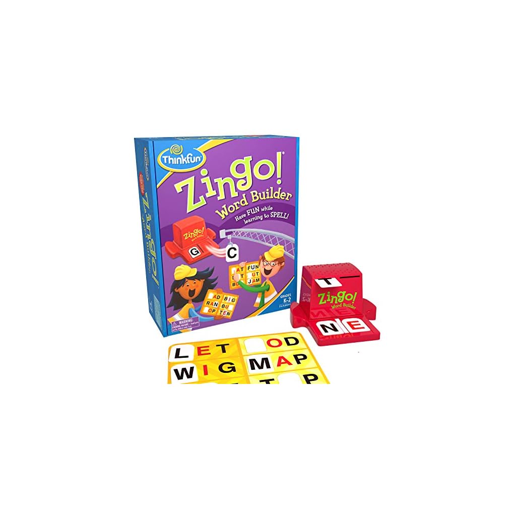 ThinkFun Zingo Word Builder - Classic Early Reading Game | Enhances ...