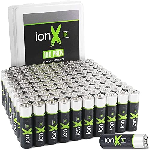Premium AA Batteries - 100 Count High Performance Alkaline Double A 1.5 ...