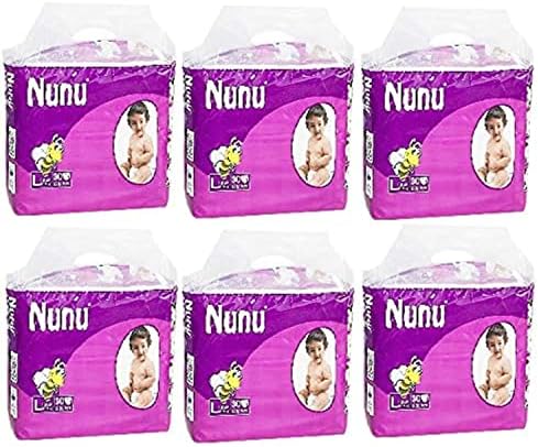Nunu Diapers, Size Large, 9-18Kg, 180 Diapers price in Saudi Arabia ...