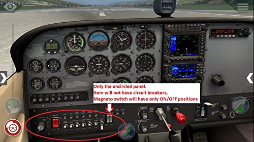 Buy IFS India Cessna Style Cockpit Switch Panel for Home Simulator ...