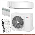 Amazon.com: 4 Zone Mini Split - 9000 + 9000 + 9000 + 18000 - Ductless ...