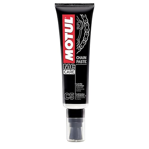 Motul C5 Chain Paste Motorcycle Chain Grease with Brush Applicator, 150 ...