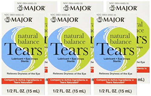 [6 Pack] Natural Balance Tears Hypromellose 0.4% Lubricant Eye Drops ...