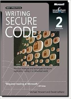 Writing Secure Code, Second Edition: Howard, Michael, LeBlanc, David ...