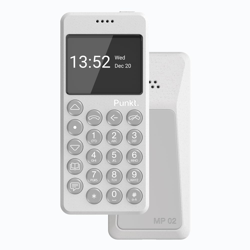 Punkt. MP02 4G LTE Minimalist Mobile Phone - Unlocked Cell Phone with ...