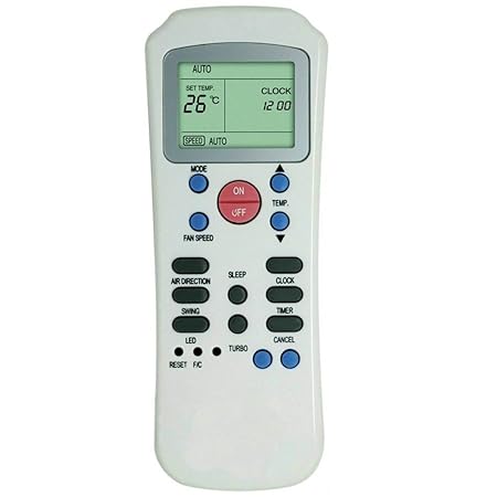 Replacement Air Conditioner Remote Control for Carrier: Amazon.co.uk ...