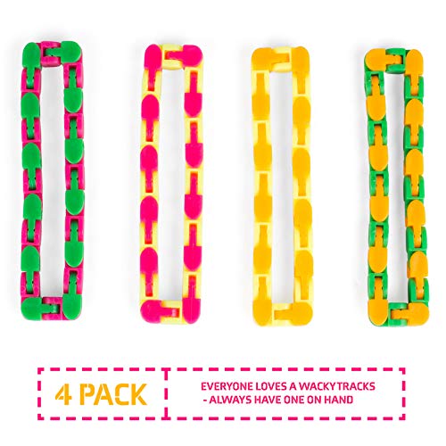 Neliblu Wacky Tracks Snap and Click Fidget Toys for Sensory Kids - ADHD, Autism, Stress Relief ...