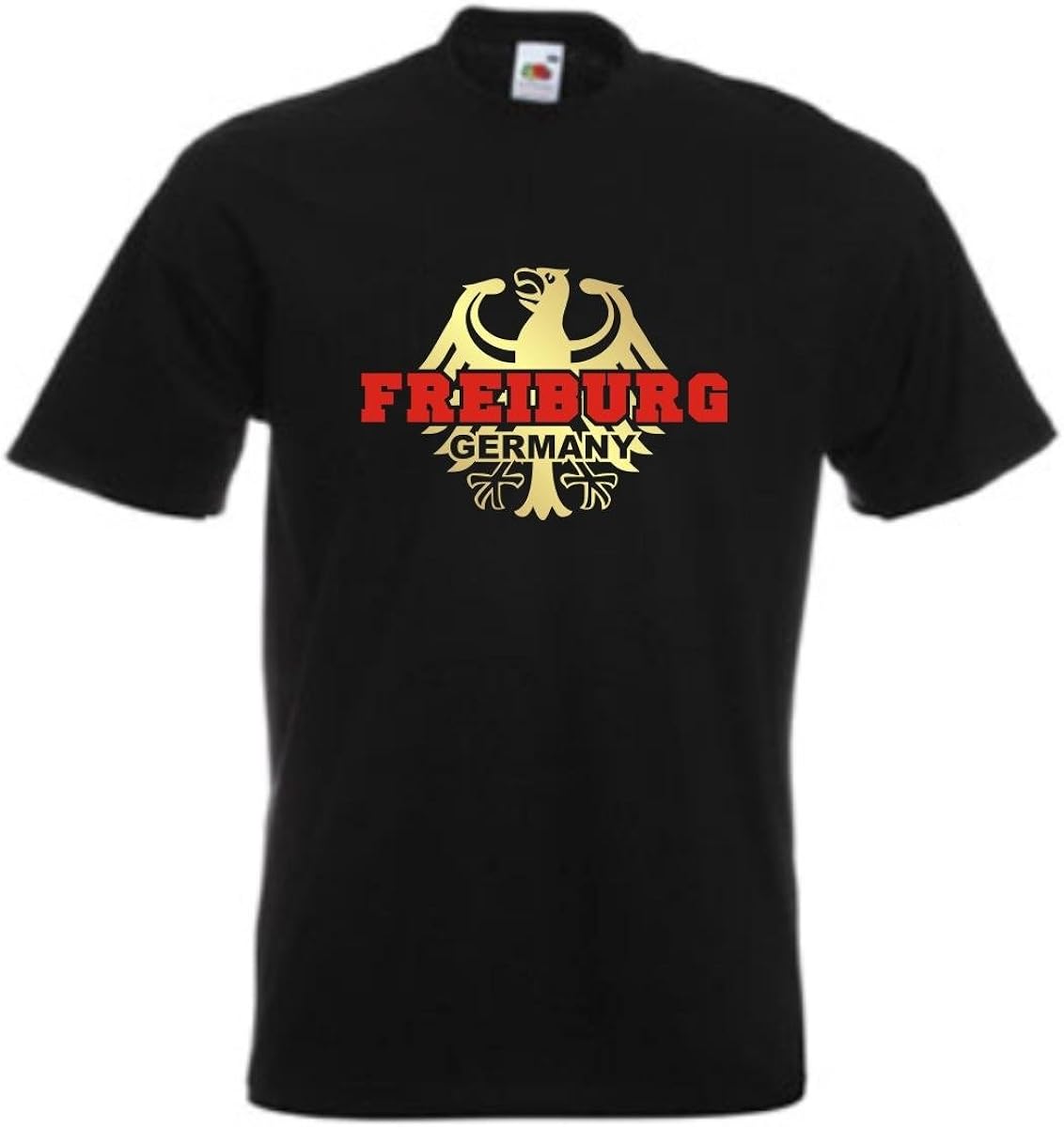 T-Shirt Freiburg Germany Städte Fanshirt mit Bundesadler : Amazon.de ...