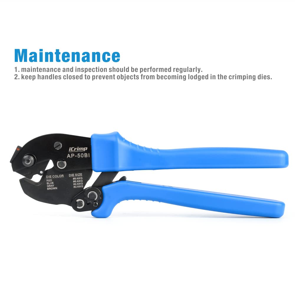Mua iCrimp AP-50BI Battery Cable Ring Terminal Crimper for 8, 6, 4 ...