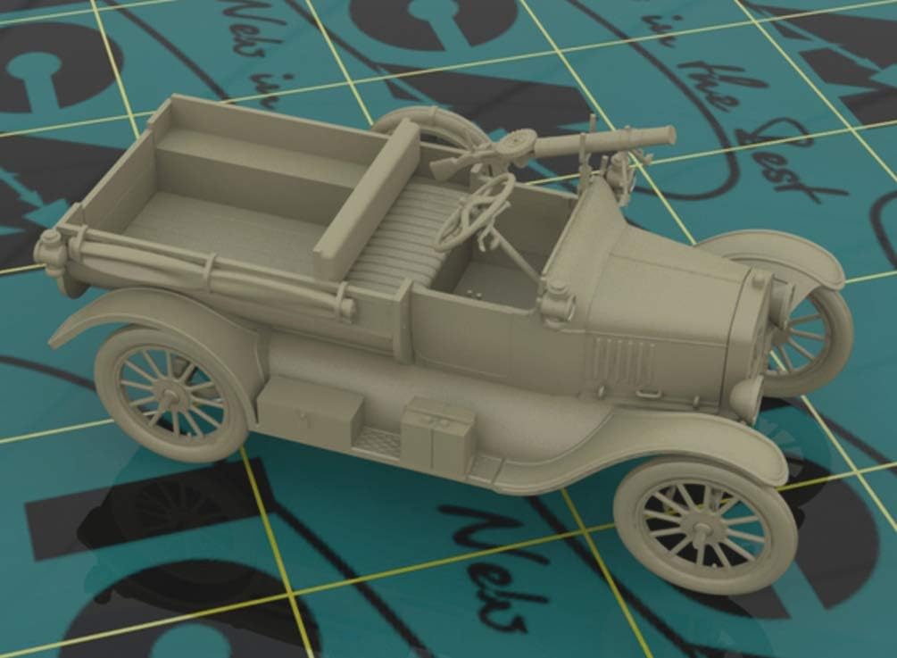 ICM ICM35663 1:35-Model T 1917 LCP, WWI Australian Army Car – BigaMart