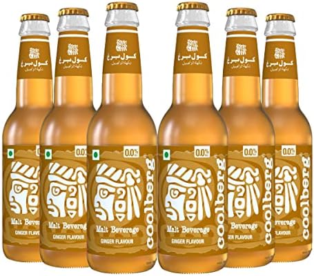 Coolberg Ginger Non-Alcoholic Malt Beverage 330ml Glass Bottle - Pack of 6 (330ml x 6) price in ...