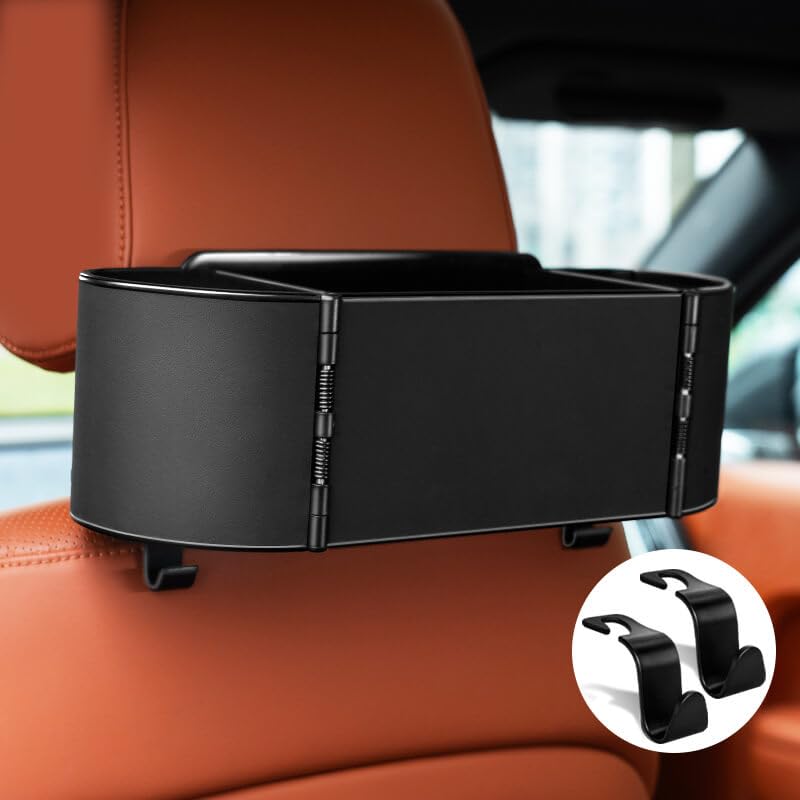 SUNMORN Backseat Car Organizer, Cup Holders Tissue Box Hooks Back Seat ...