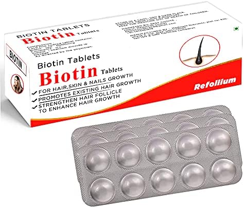 سعر Refollium Advanced Biotin for Hair Loss and Hair Growth - Hair ...