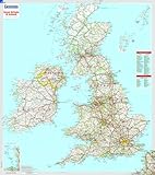 A1 Paper Laminated UK Road Map [GA]: Amazon.co.uk: Office Products