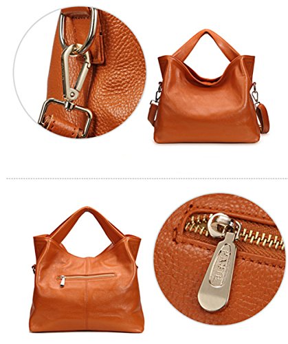Get PASTE Women's Wrist Genuine Leather Totes/Shoulder Bag,Handbag ...