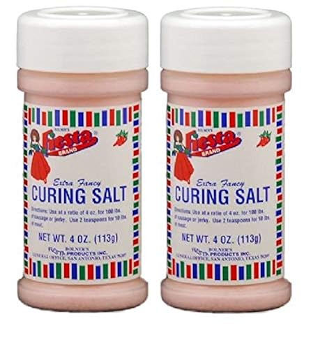 Bolner's Fiesta Curing Salt for Jerky, Sausages or Smoking Meats - 4 ...