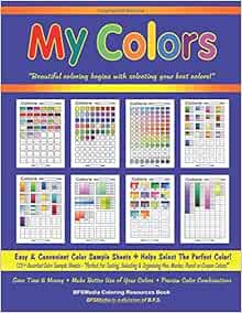 My Colors - Easy & Convenient Color Sample Sheets: Coloring Resources ...