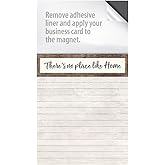 Amazon.com: Business Card Peel and Stick Magnet with Household ...