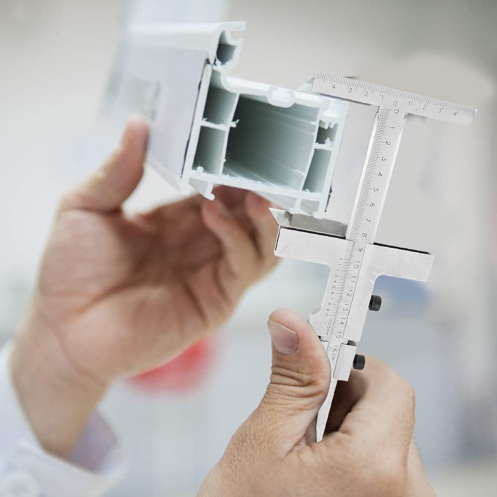 0-160mm T-Type Marking scribing Vernier Caliper with fine adjustment/T ...