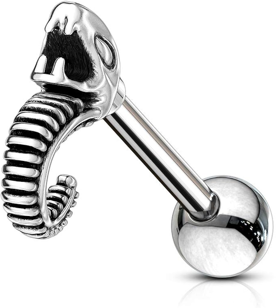 TATA GISELE Piercing Barbell Cartilage Lobe Oreille en Acier ...