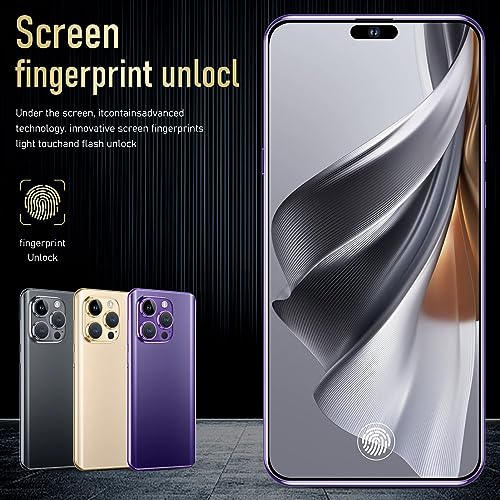 Face Recognition Smartphone, Ultra Thin 4G Cell Phone 2.4G 5G Dual Band ...