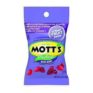 Amazon.com: Mott's Mixed Berry Fruit Snacks, 144 Count