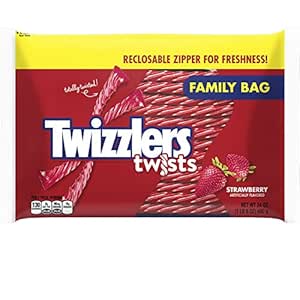 Amazon.com: TWIZZLERS Licorice Candy, Strawberry, 24 Ounce: Prime Pantry