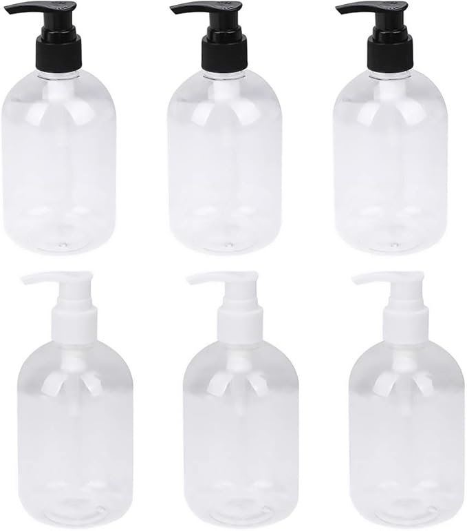 TOPBATHY 6pcs 350ml Shower Gel Bottles Containers Toiletry Bottles ...
