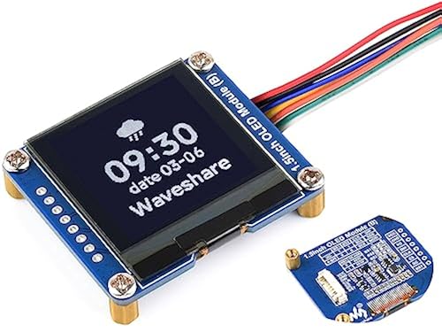 waveshare 1.5inch OLED Display Module for Raspberry Pi/for Arduino/STM32, 128×128 Resolution ...