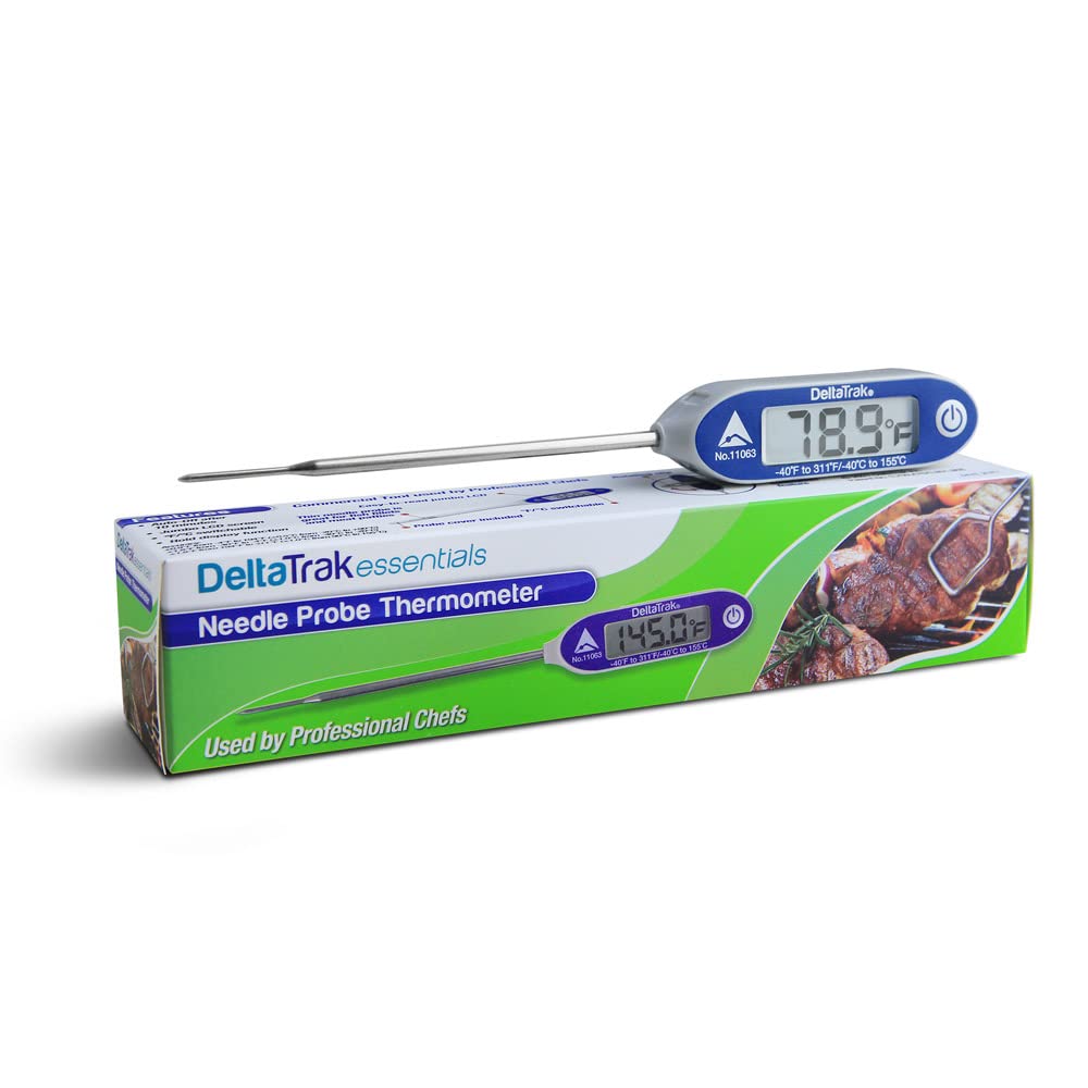 Mua DeltaTRAK Jumbo Display Auto-Cal Needle Probe Thermometer by ...