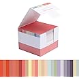 Amazon.com : Non-Sticky Notes Blank Memo Bright Colorful Note Cube Not ...