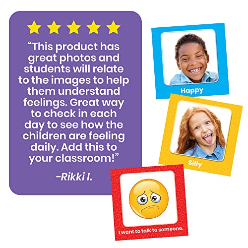 hand2mind Express Your Feelings Pocket Chart, Emotions Chart for Kids ...