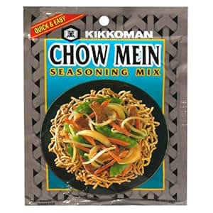 Amazon.com : Kikkoman Chowmein Seasoning Mix, 1-Ounce Packages (Pack of ...