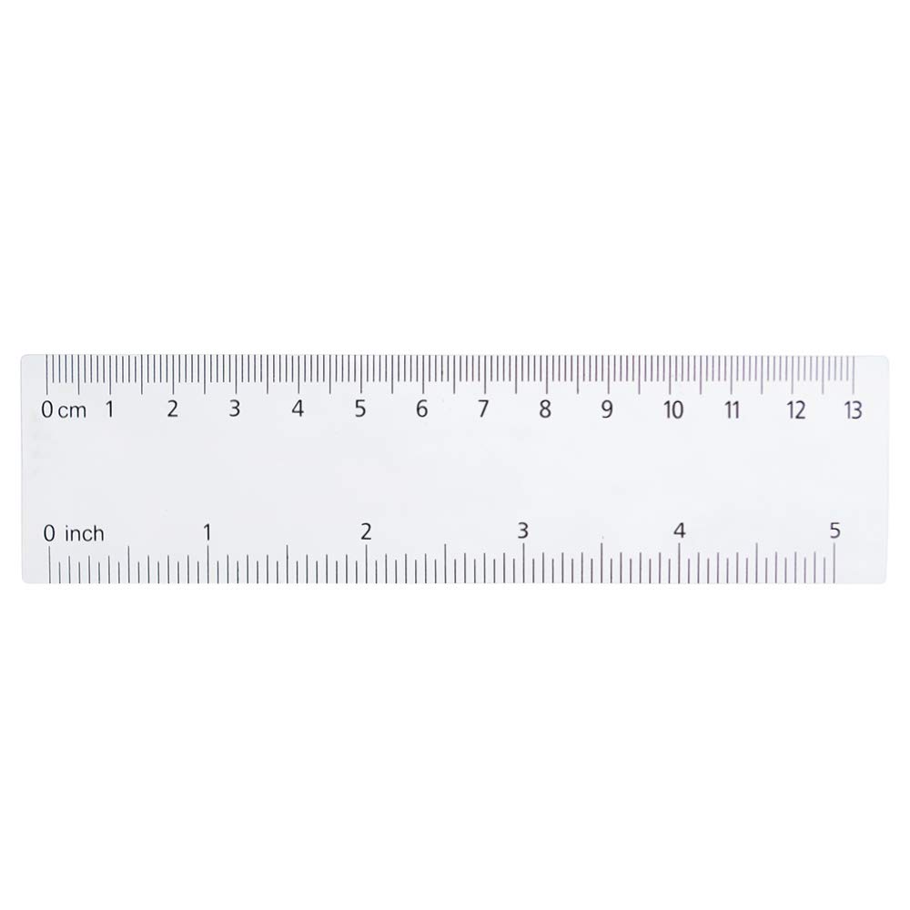 (Pack of 10) Aspire Plastic Ruler Bookmarks, Measuring Tool, Flexible ...