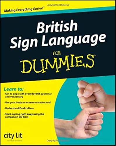 How To Read] (PDF) British Sign Language For Dummies